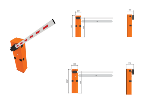 CAME G4000 car parking gate is the ideal solution for use in ...