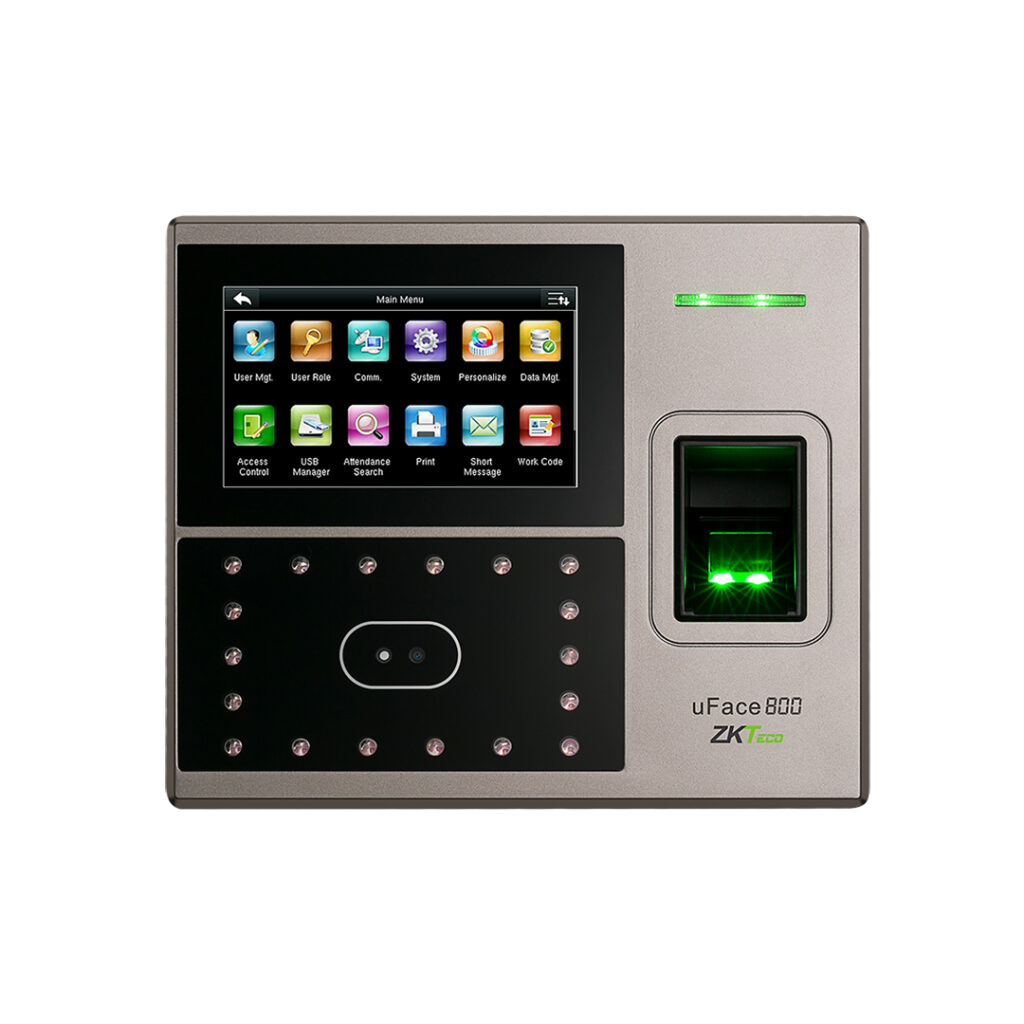 ZKTECO UFACE800 fingerprint attendance device – Expert Tech