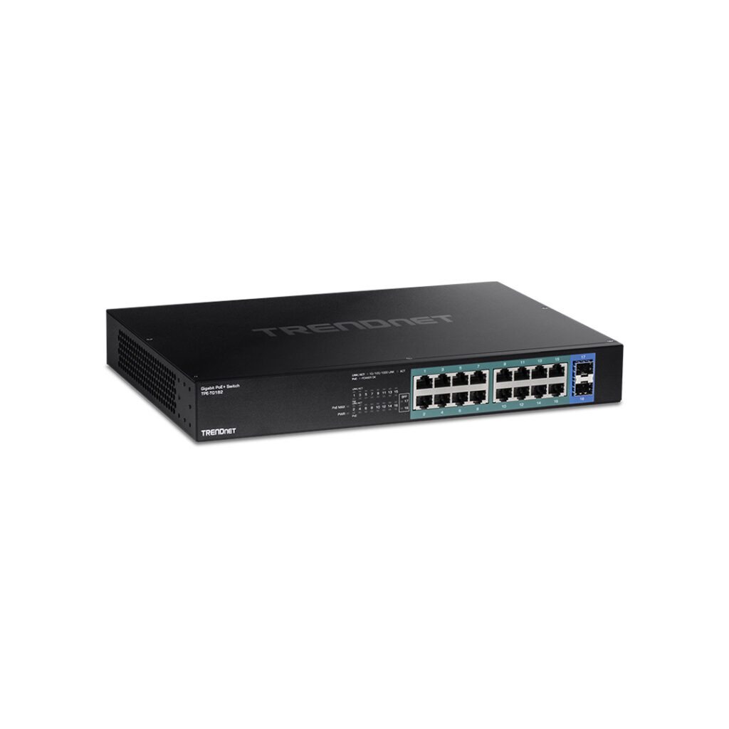 سويتش 18 منافذ POE موديل TRENDnet’s 18-Port – خبير التقنية